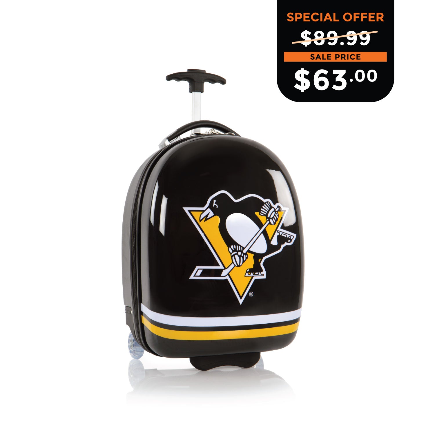 BOXING DAY DOOR CRASHER 2025 NHL Kids Luggage 18 Inch - Pittsburgh Pen