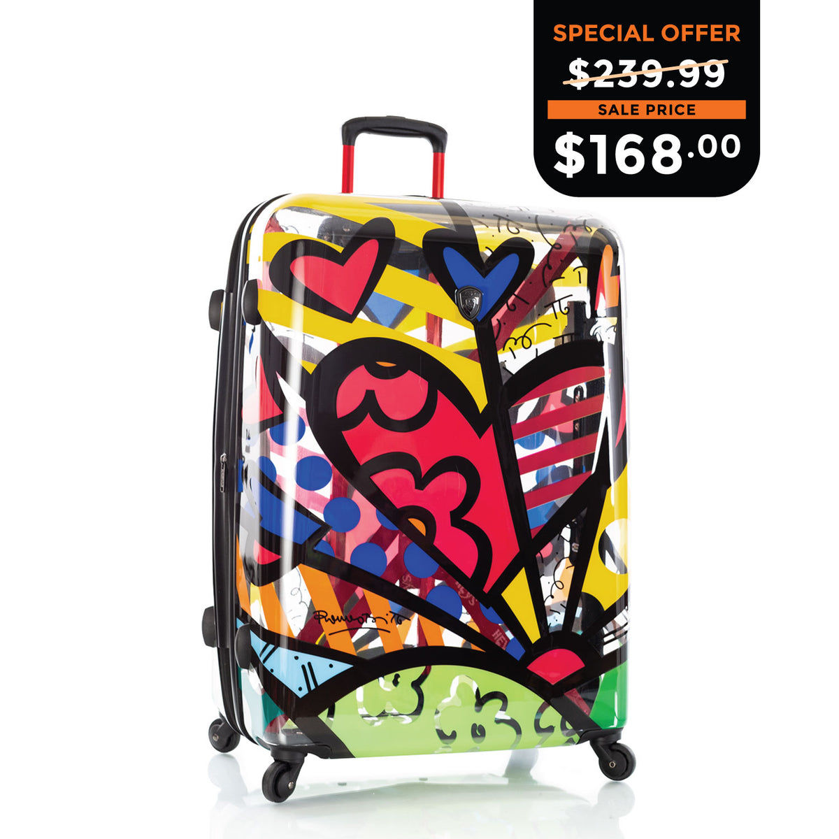 Britto - A New Day Transparent 30" | Lightweight Luggage