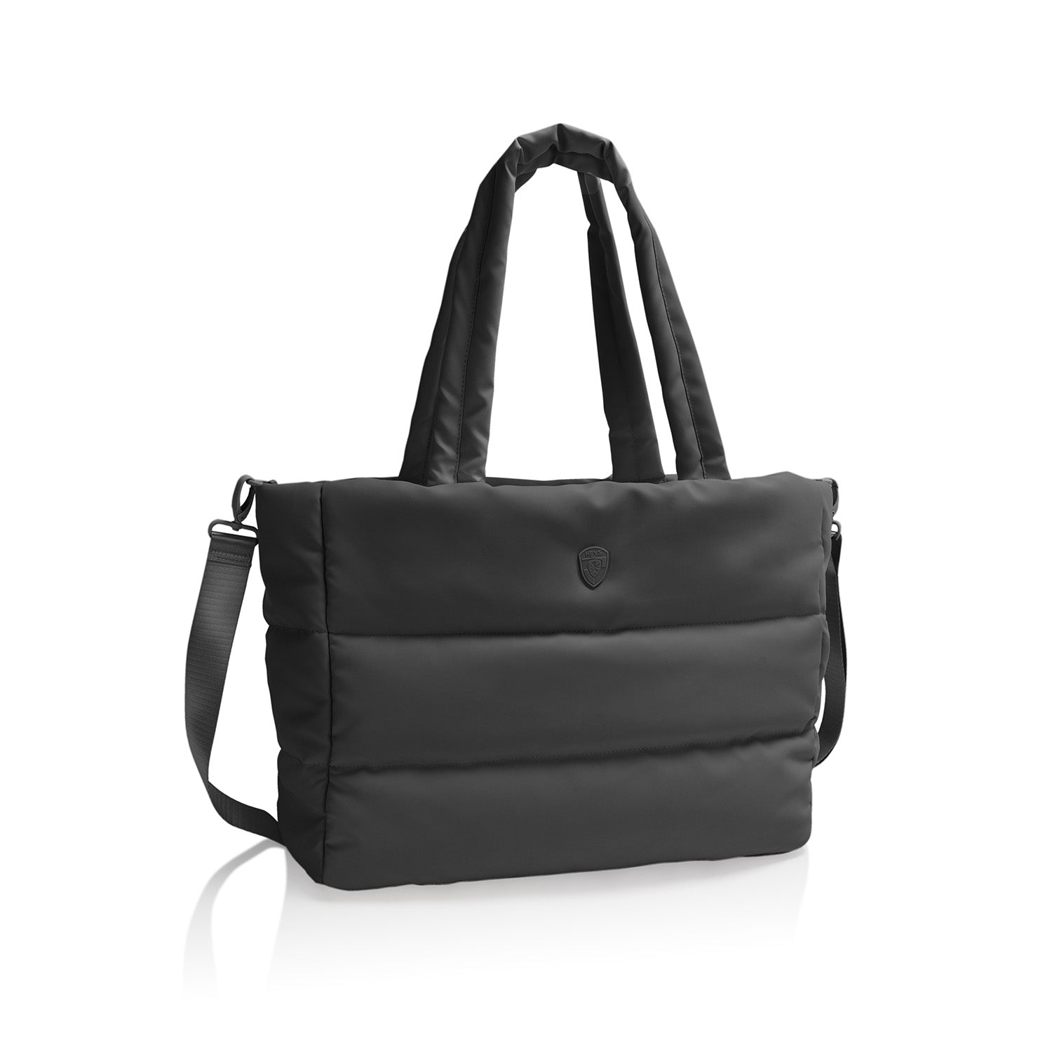 The Puffer Travel Tote - Black | Puffer Travel Tote | Fashion Tote